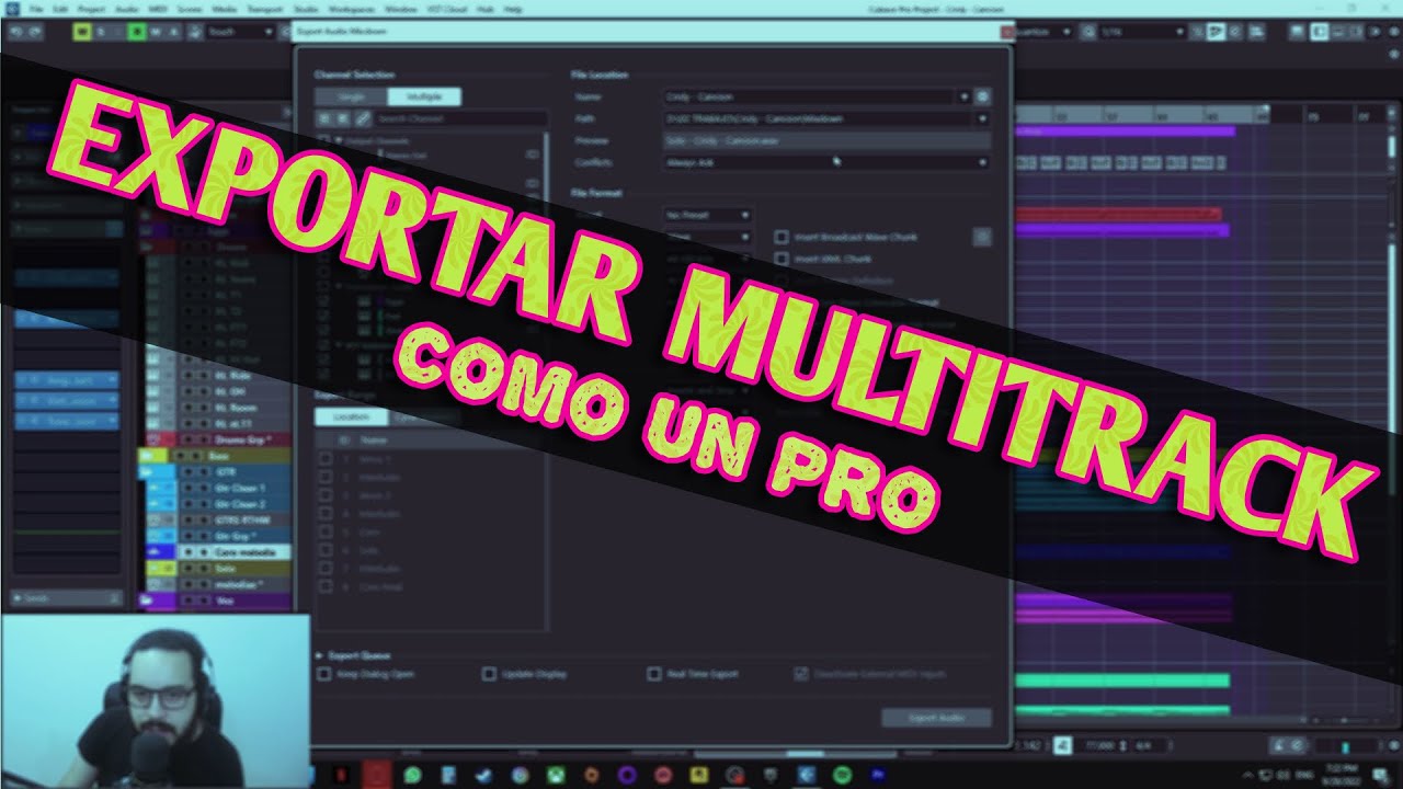 Como Exportar Sesiones MultiTrack Correctamente - YouTube