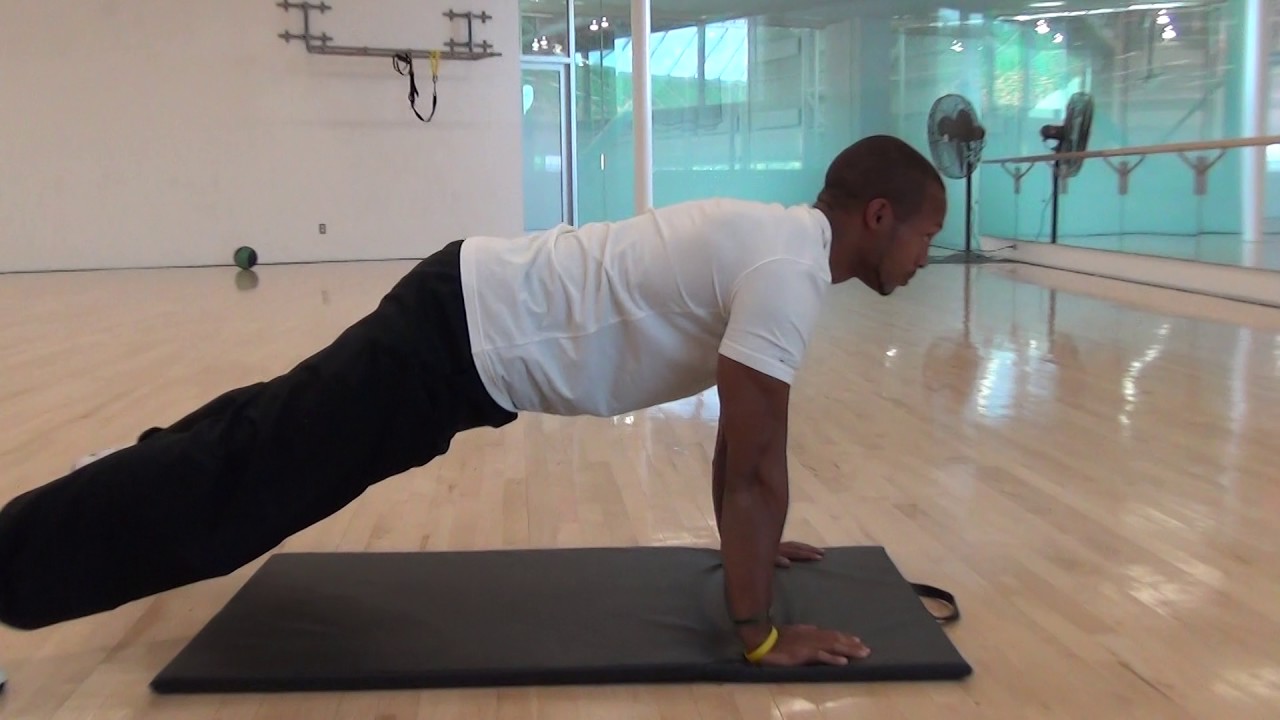 scapular push-up - YouTube