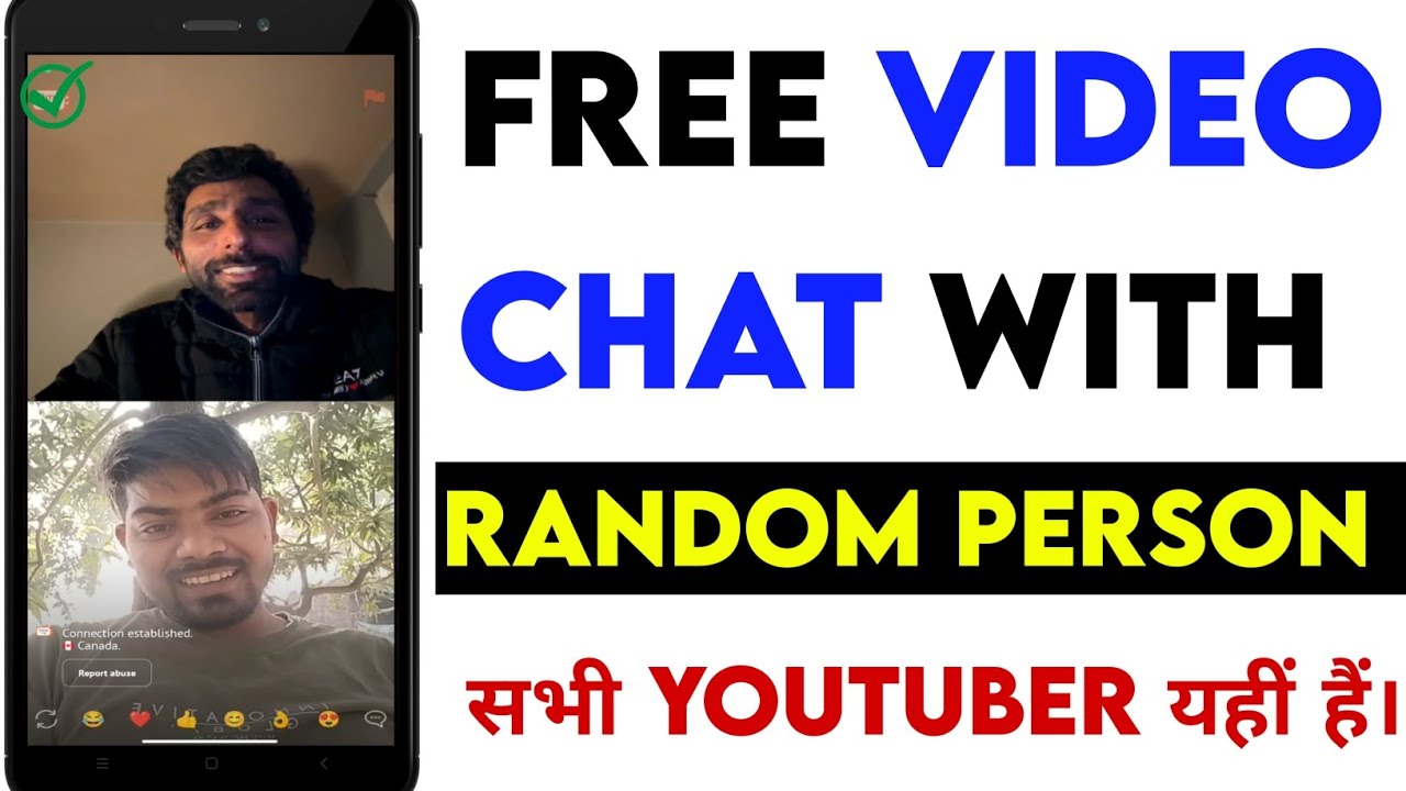 Free video chat with random person | Like omegle | stranger video chat ...