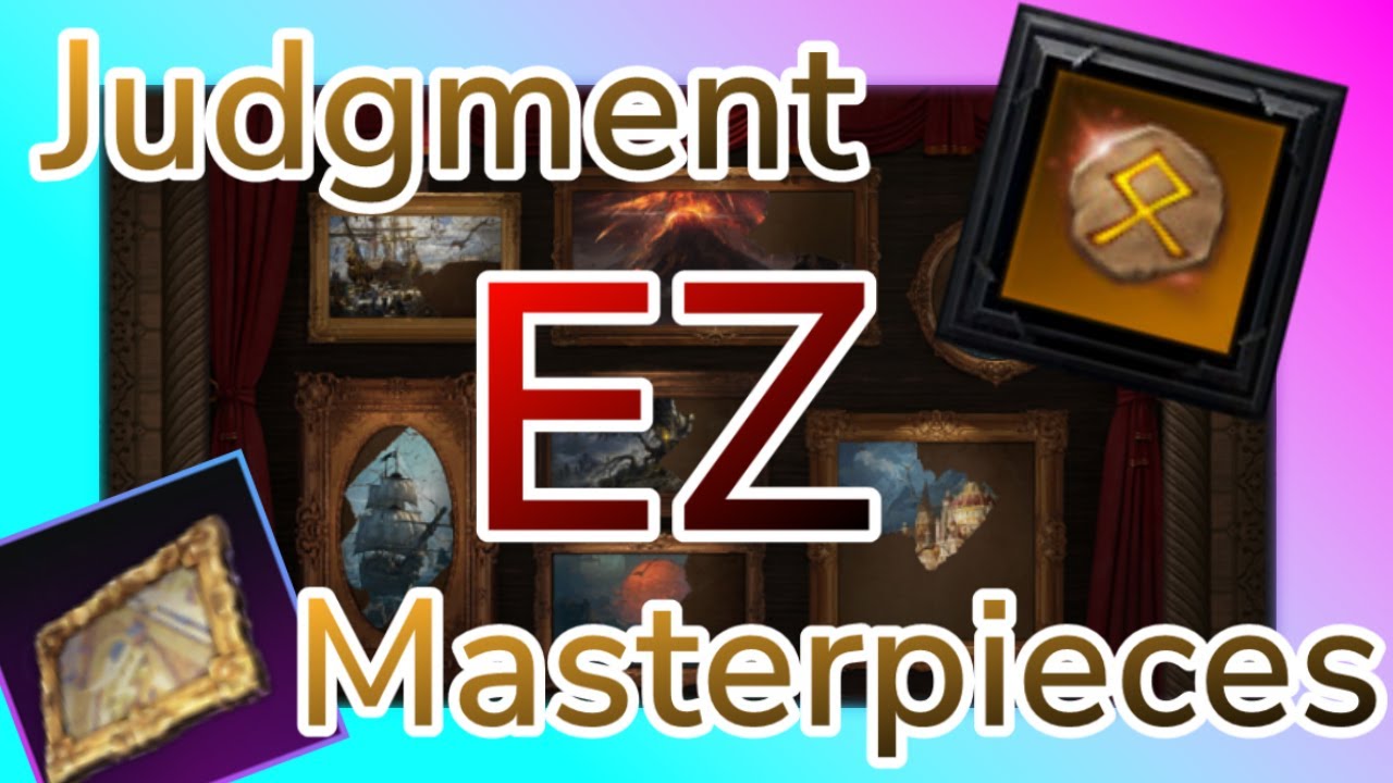 EZ Judgement Rune - Get Your Masterpieces! - YouTube