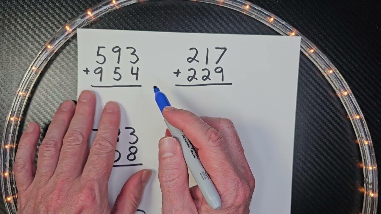 Adding 3-Digit Numbers With Regrouping - Maths - YouTube