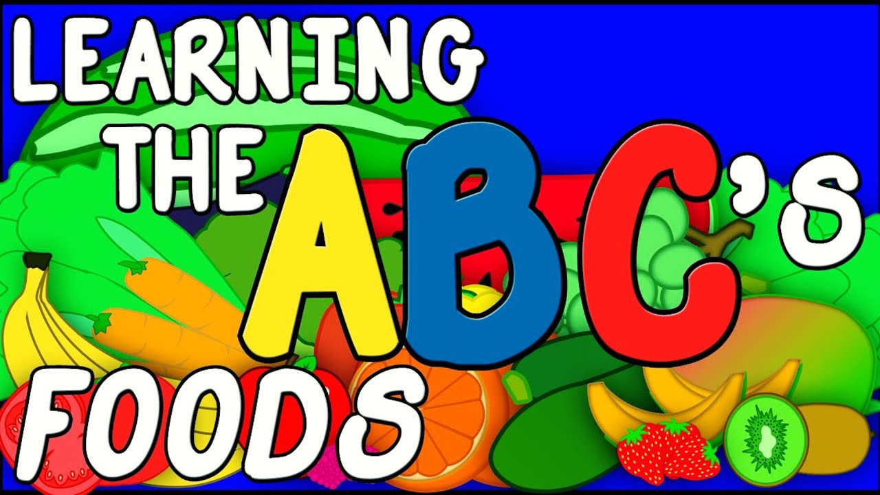 Learn ABC with Food Names | A to Z Food for Kids | Fun Alphabet ...