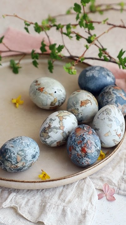 Мраморные яйца! 🐣 Будете на Пасху яички красить?🥰 #пасха2024 # ...