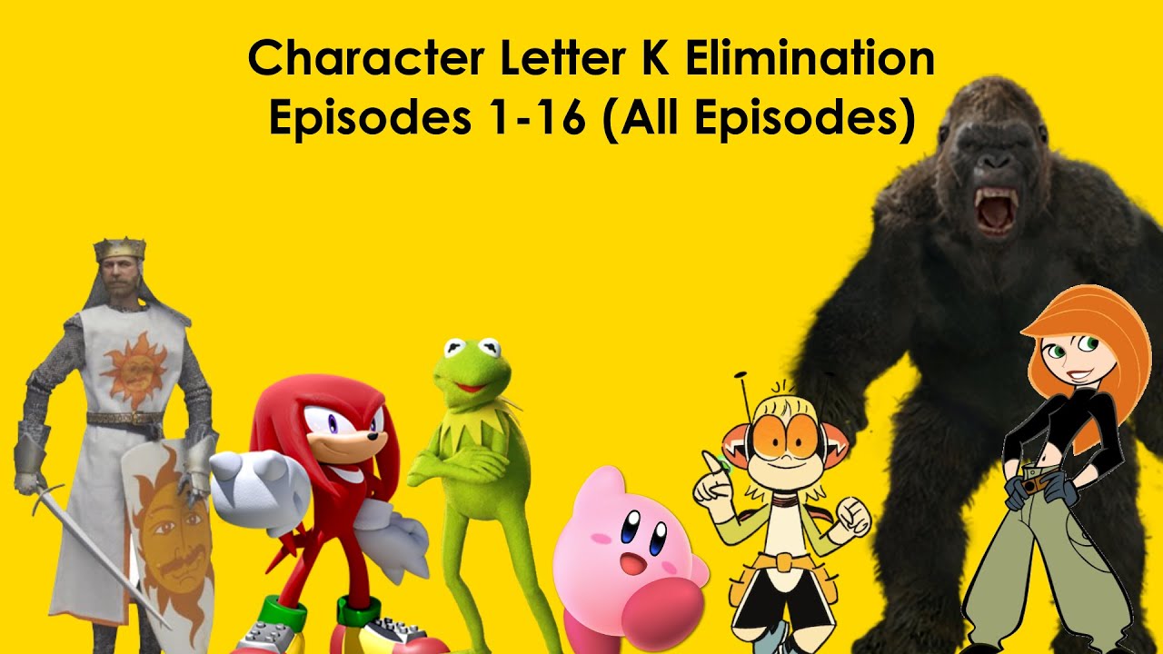 Character Alphabet Elimination - Season K (All Episodes) - YouTube