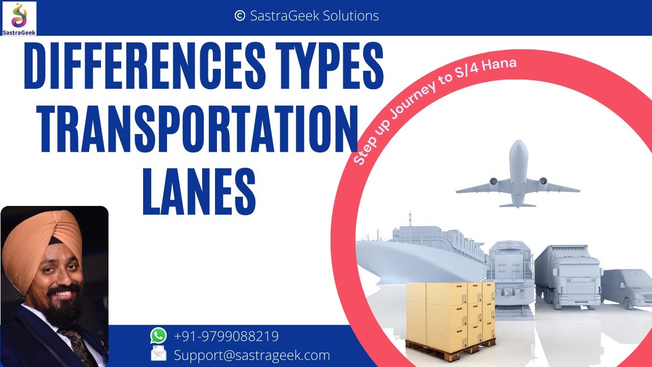 Differences types Transportation Lanes - YouTube