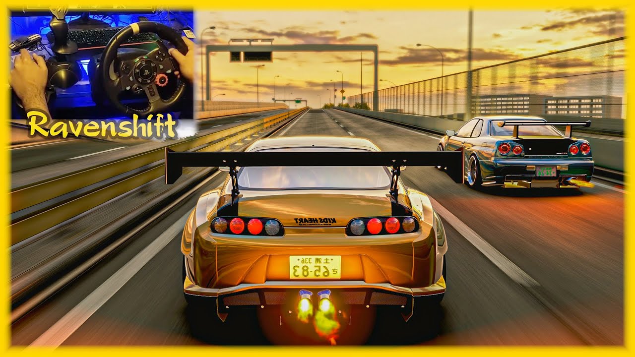 Supra Vs Skyline GTR on Shutoko | High speed cruise w/ @Alpha790 ...