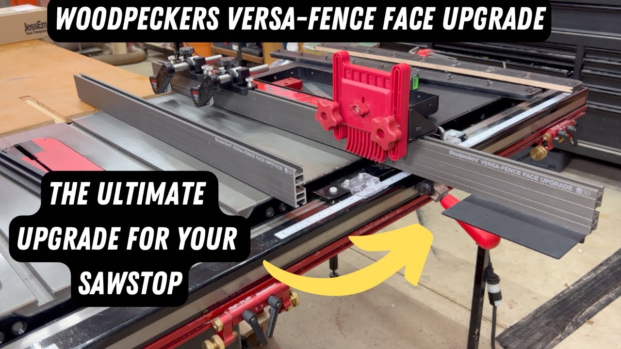 The Fence Upgrade You Didn't Know You Needed l Woodpeckers Versa-Fence Face Upgrade - YouTube