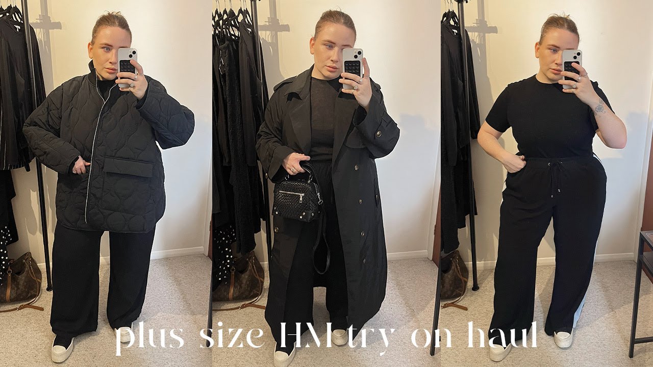 PLUS SIZE H&M TRY ON HAUL/WARDROBE REFRESH!! | updating my wardrobe for ...