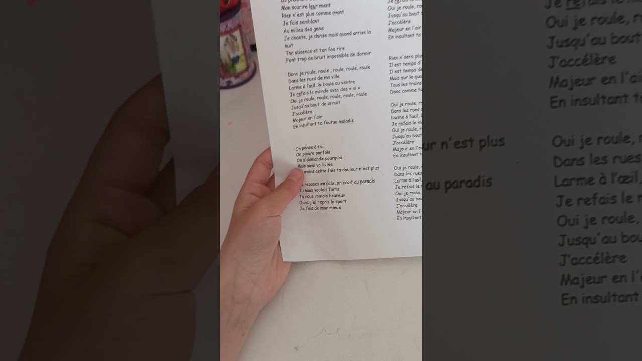 Apprendre la chanson je roule de soprano - YouTube