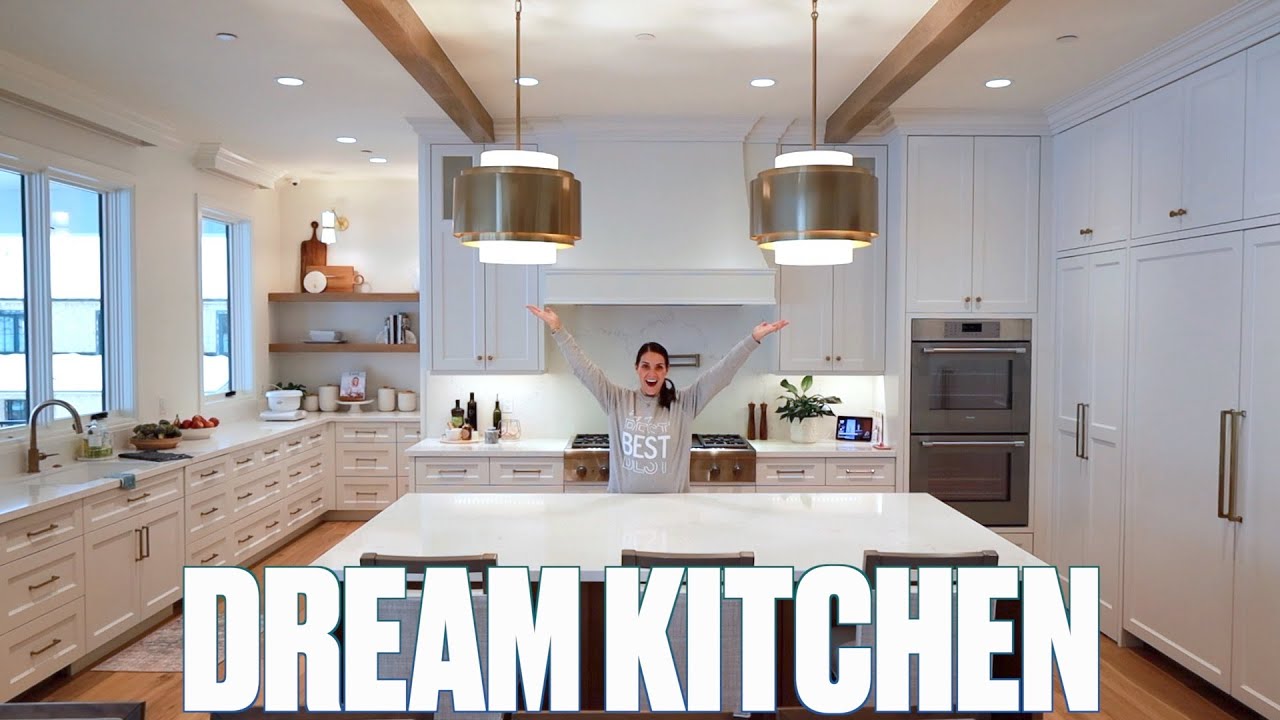 DREAM KITCHEN TOUR | FULL KITCHEN TOUR IN OUR NEW DREAM HOME - YouTube