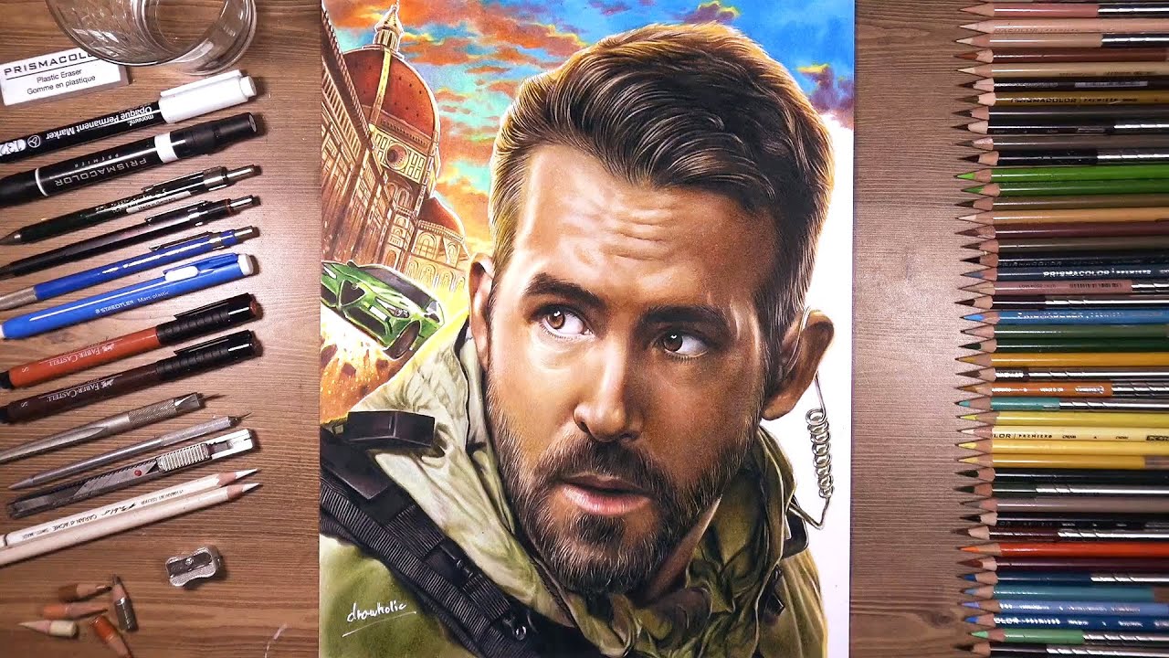 Drawing 6 Underground: One (Ryan Reynolds) | drawholic - YouTube