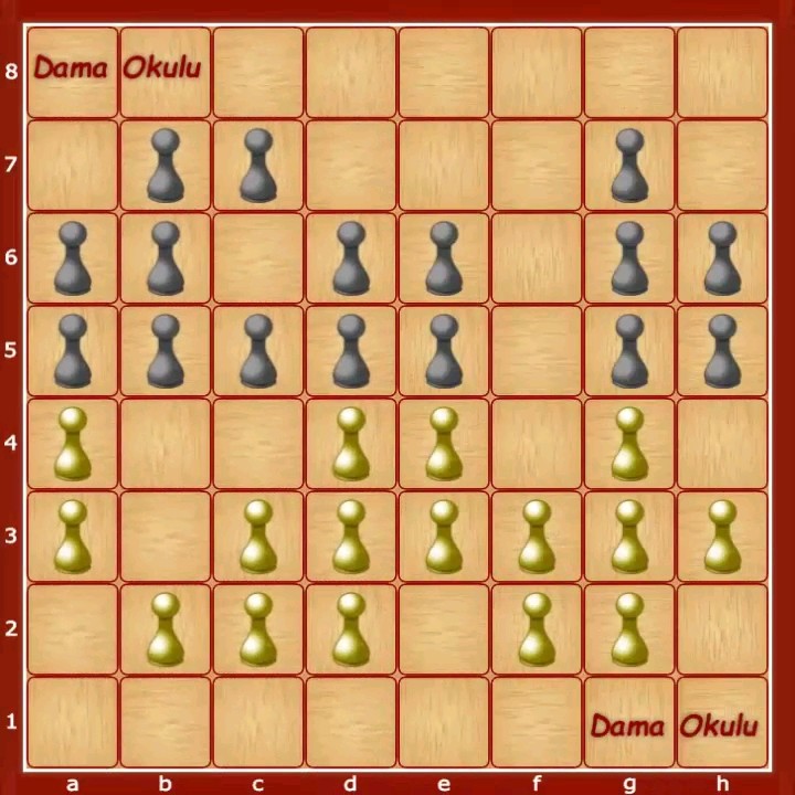 Dama Nasıl Oynanır | Yeni başlayanlar için üç hamleli oyunlar. № 30. # ...