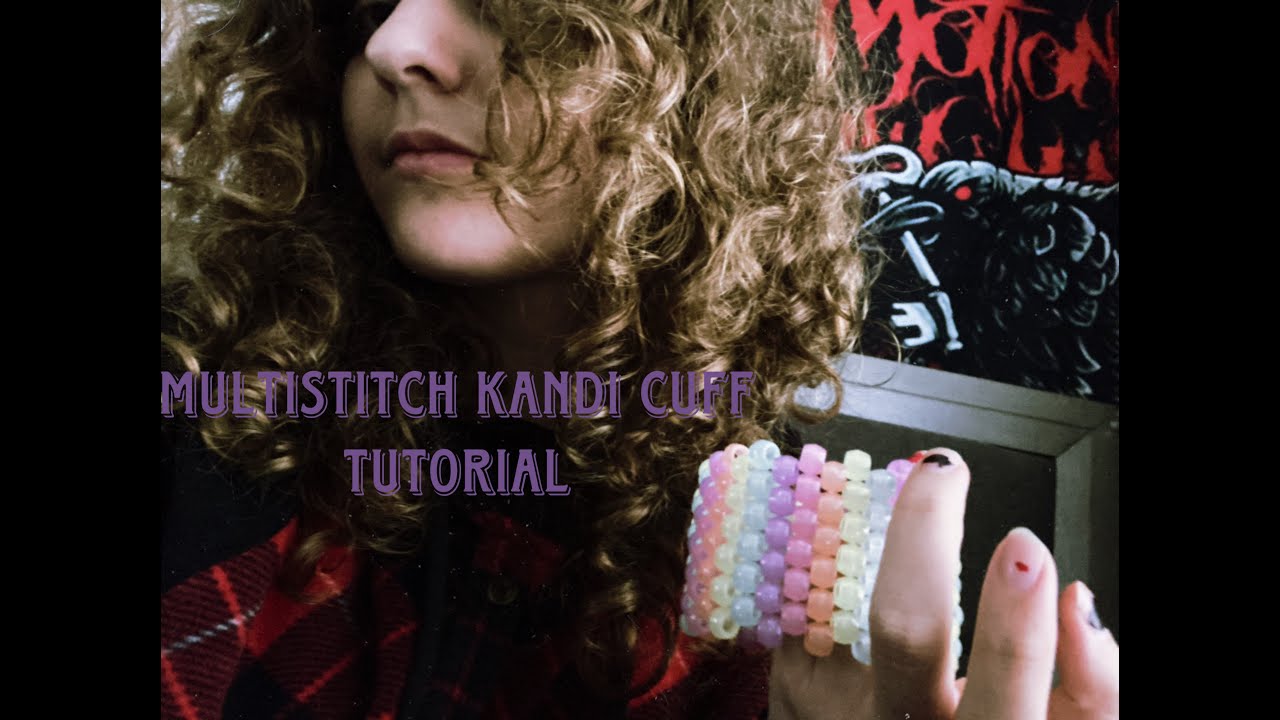 Multistitch Kandi Cuff Tutorial - YouTube
