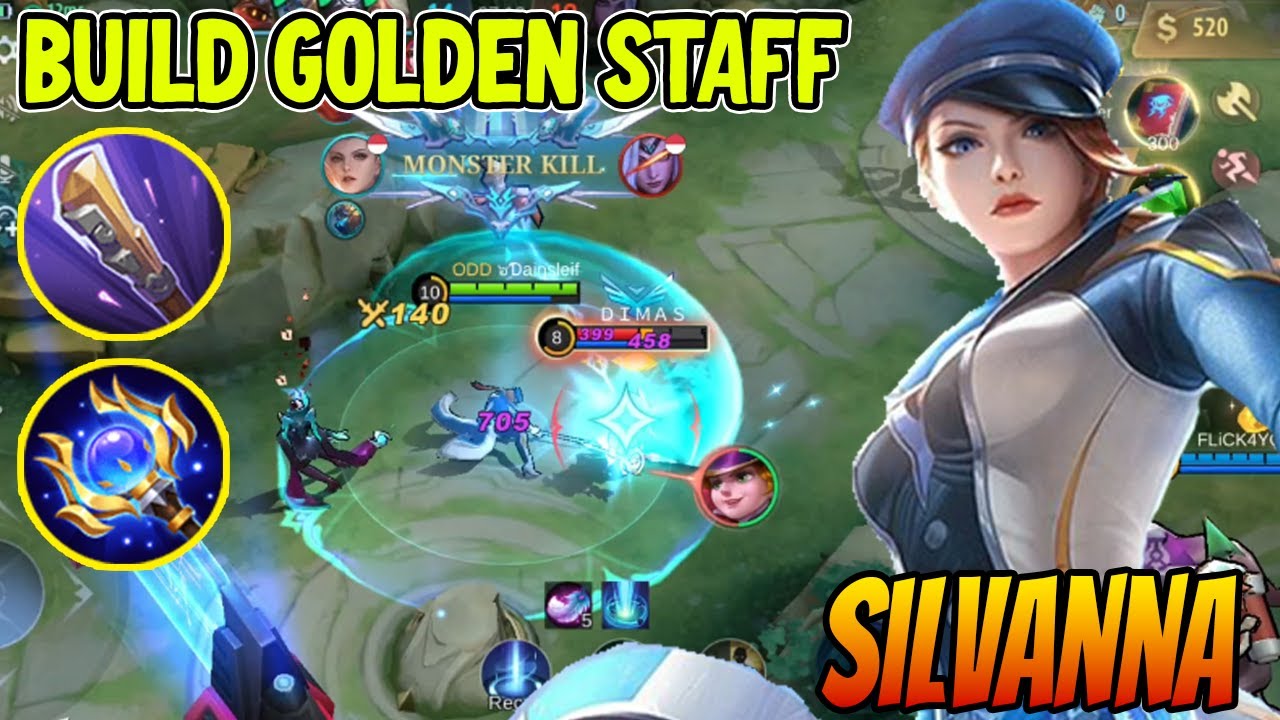 GOLDEN STAFF FOR SILVANNA IS GOOD? - Silvanna Best Build 2023 ~ MLBB ...