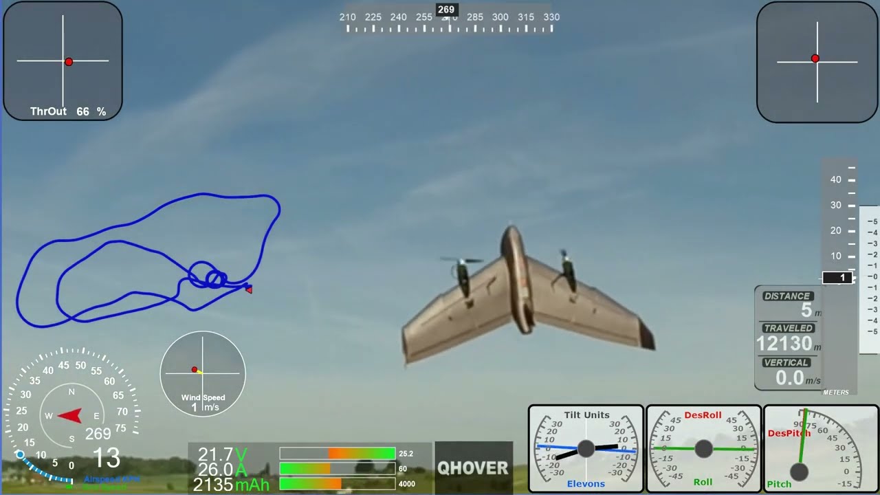Skywalker VTOL, Sightseeing in slow speed - YouTube