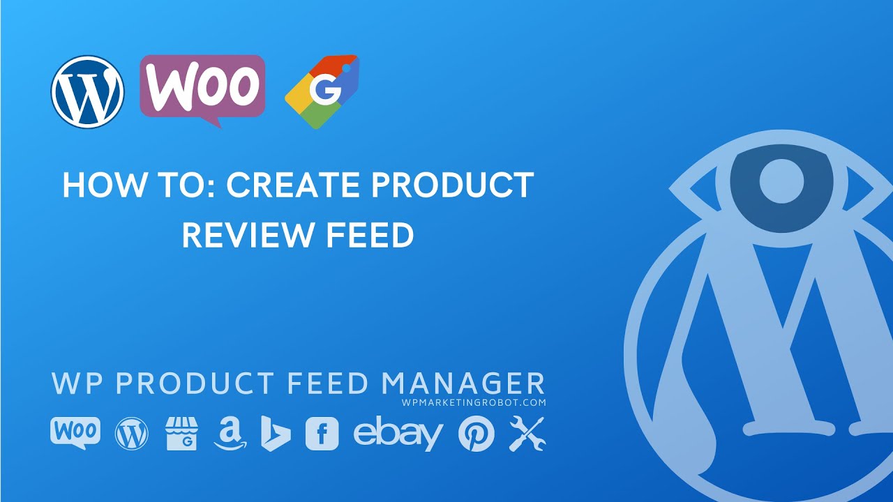 How to setup your product review feed - YouTube