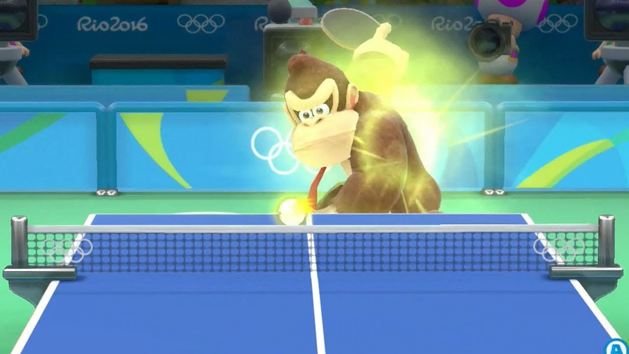 Mario & Sonic at the Rio 2016 Olympic Games - Table Tennis - Donkey ...