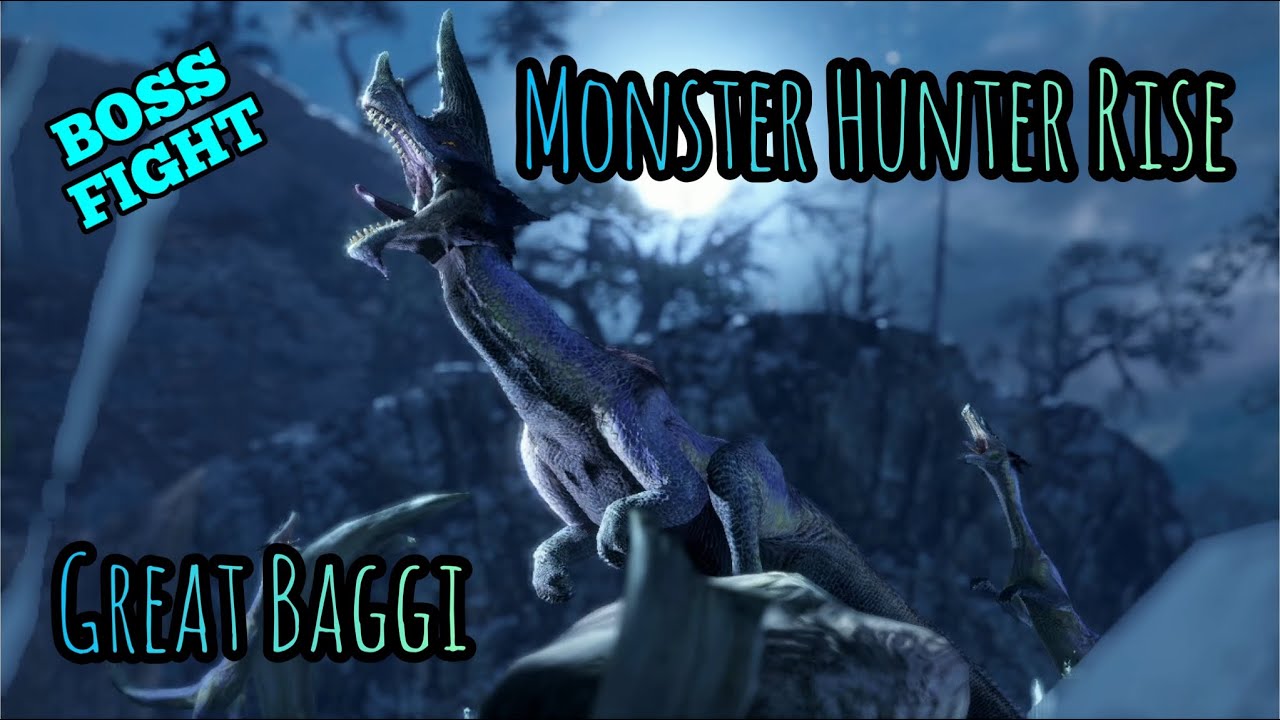 Monster Hunter Rise | Great Baggi BOSS FIGHT 👹 - YouTube