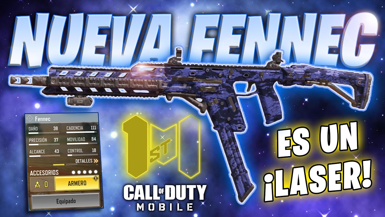 LA NUEVA FENNEC COD MOBILE | Accesorios para Fennec en Call of Duty Mobile para hacerla un Laser ...