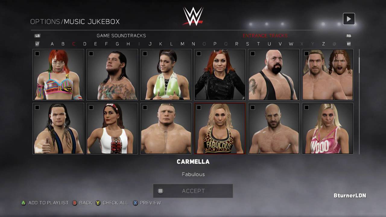 WWE 2K17 MUSIC JUKEBOX OFFICIAL SOUNDTRACKS - YouTube