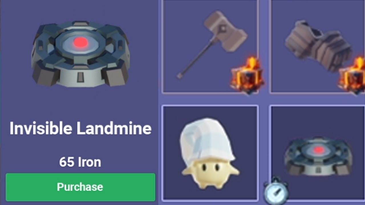 Landmines in the item shop! Roblox Bedwars - YouTube