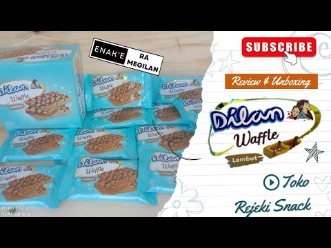 Review Dilan Waffle !! Eceran Rp 2.000,- - YouTube