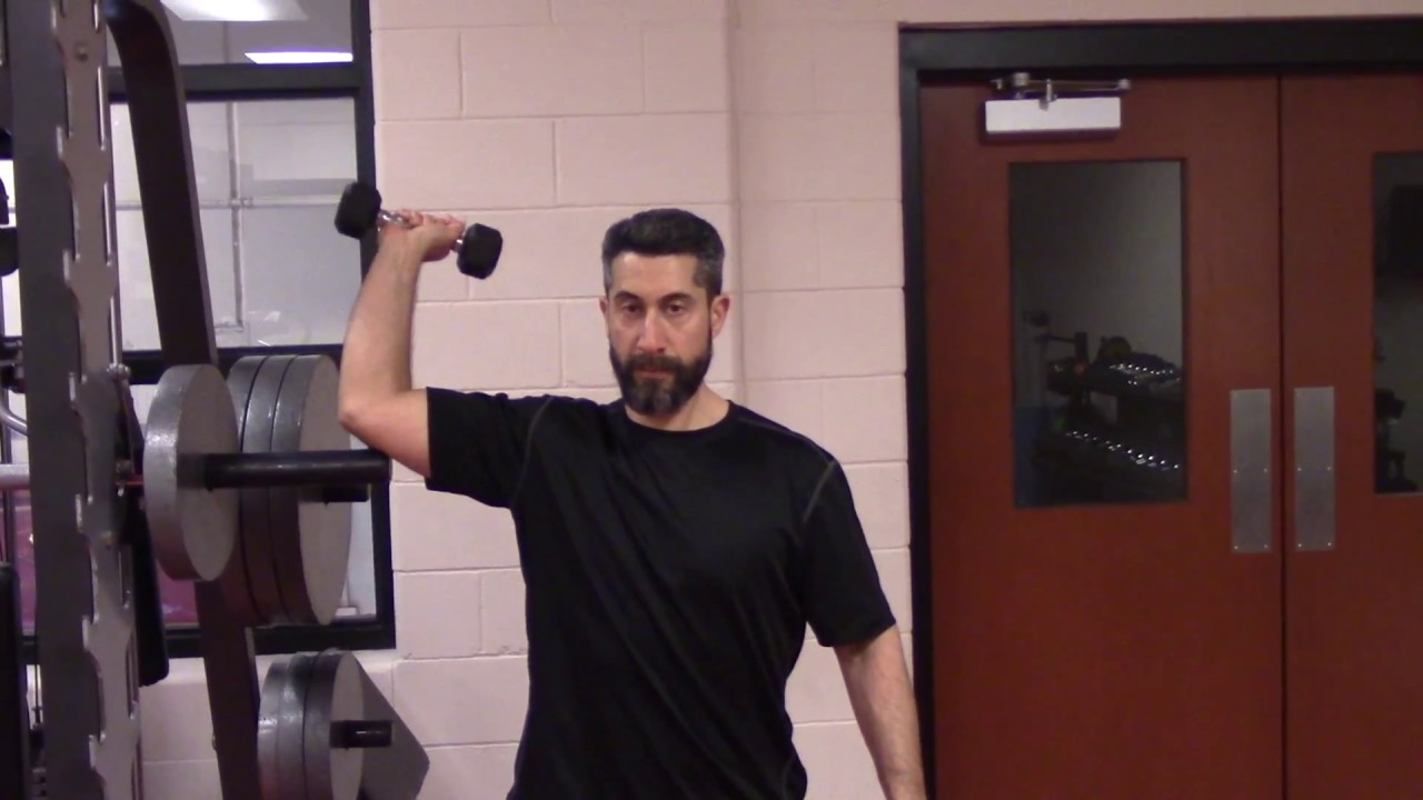 Overhead External Shoulder Rotation - YouTube