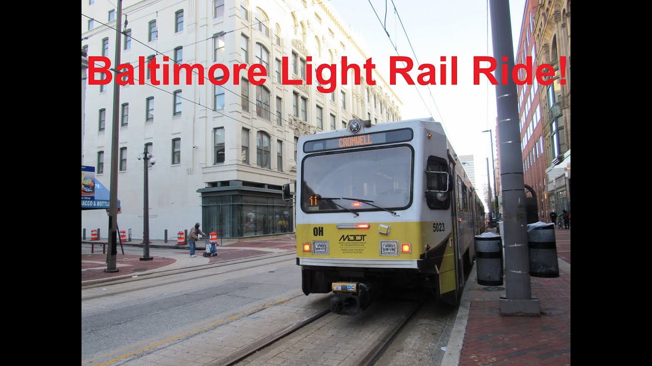 NeoplanDude | MTA Maryland Baltimore Light Rail 1993 ABB LRV To ...