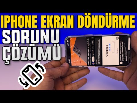 iPhone Ekran Dönmüyor Sorunu [KESİN ÇÖZÜM] Dikey Kilit, Sensör ve Tüm Ayarlar!