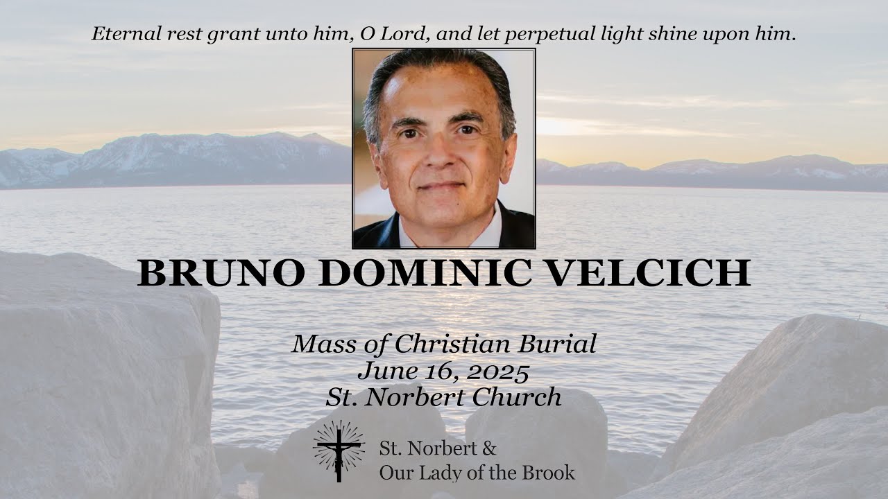 Bruno Dominic Velcich | Mass of Christian Burial | June 16, 2025 - YouTube