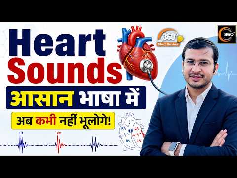 Heart Sounds Made Easy ❤️ | 360 Degree One Shot Series | Siddharth Sandu Sir