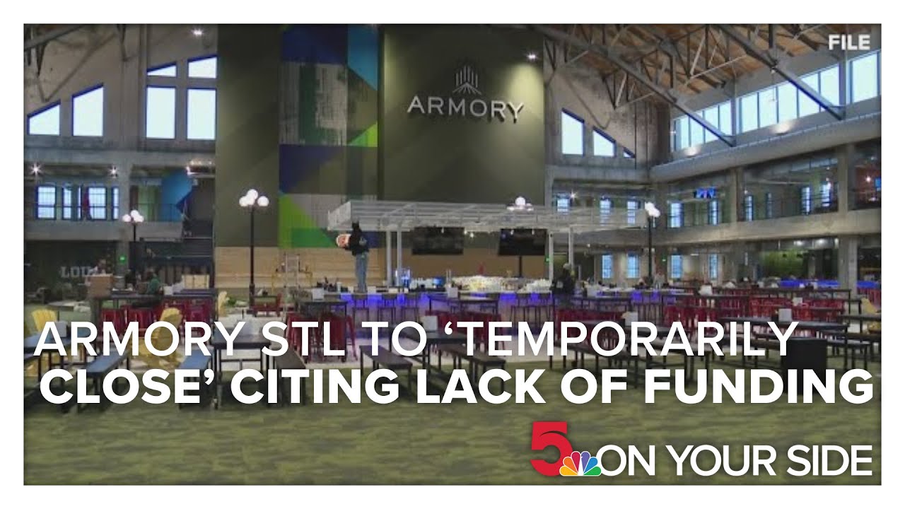 Armory STL to 'temporarily close' citing lack of funding - YouTube