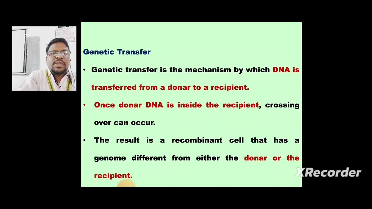 Introduction about gene transfer in microbes - YouTube