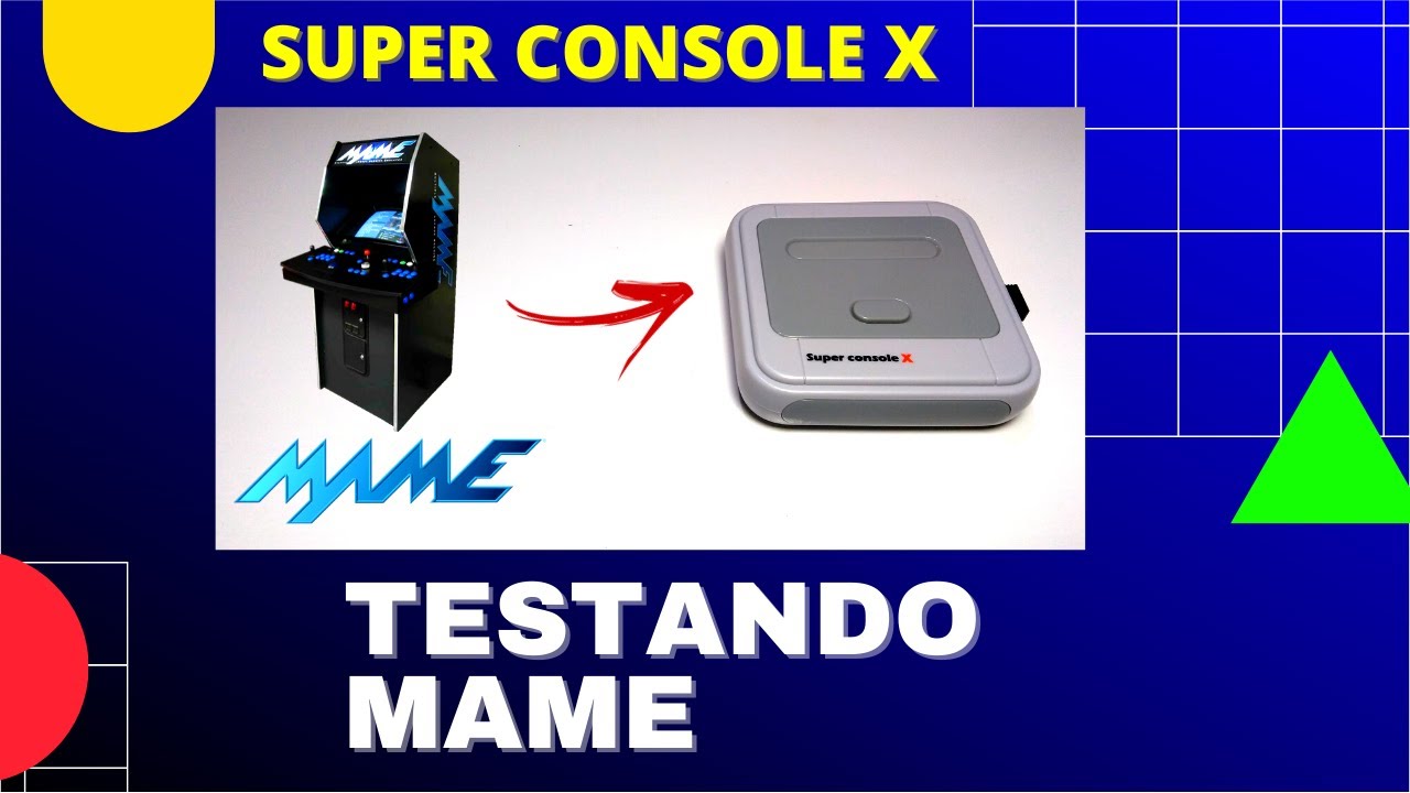 Testando MAME no SUPER CONSOLE X - YouTube
