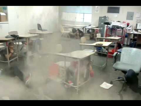 LIVE SIMULATION EARTHQUAKE DRILL 2016 - YouTube