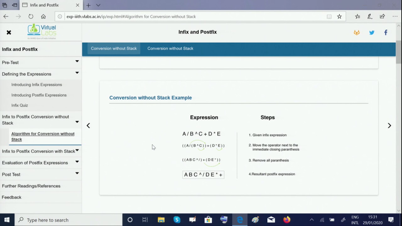 introduction to Infix and Postfix - YouTube