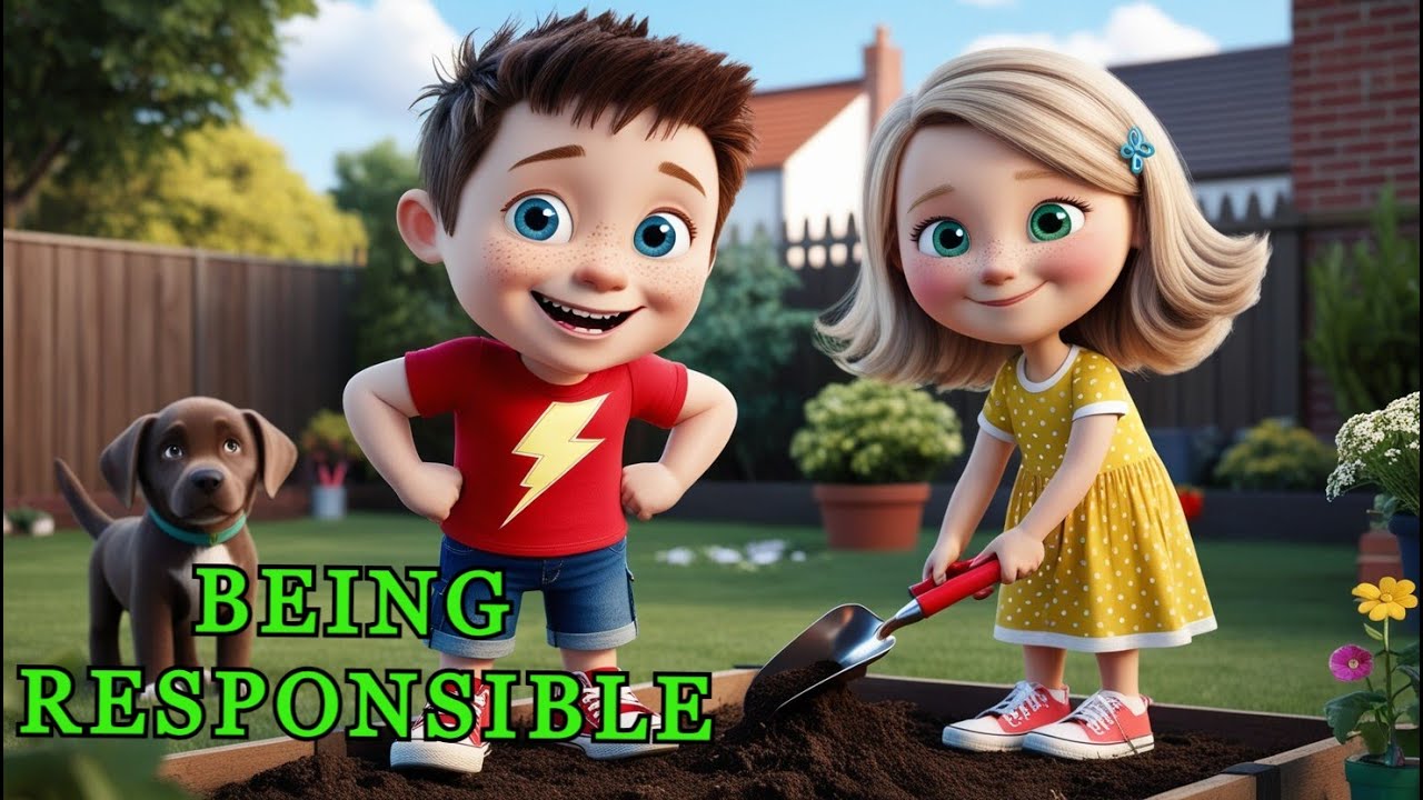 BEING RESPONSIBLE |3D Animated Stories for Kids in English # ...