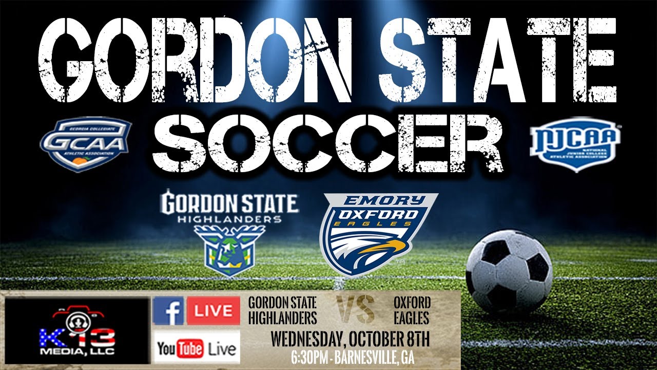Gordon State College Soccer vs. Oxford Emory - YouTube