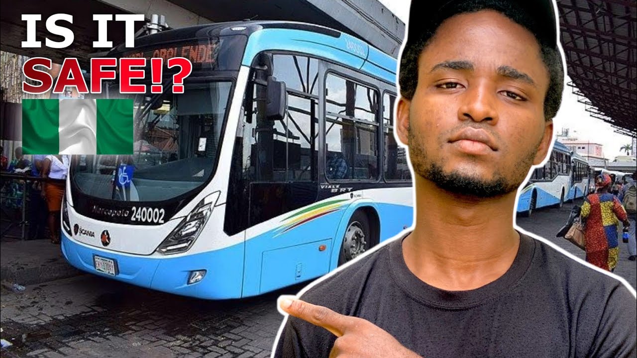 Is it SAFE!? LAGOS Brt Bus Transport System | A Road Trip on the Lagos BRT Bus - YouTube
