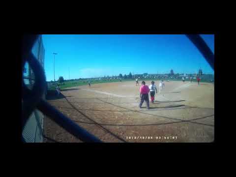 Aris Tyler- Hits pass 2nd basemen for a base hit. 10-4-2020 - YouTube