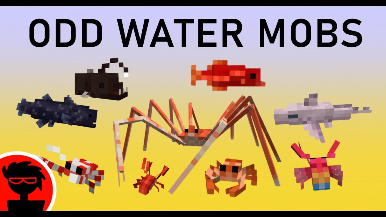 Minecraft Mods : Odd Water Mobs 1.16.5 - YouTube