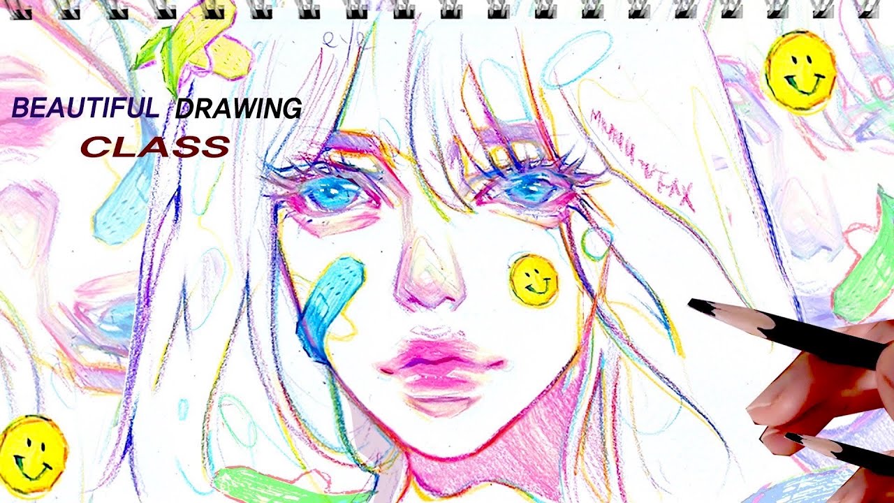BEAUTIFUL DRAWING CLASS - PROPORTION TO COLORING [TRICK] - YouTube
