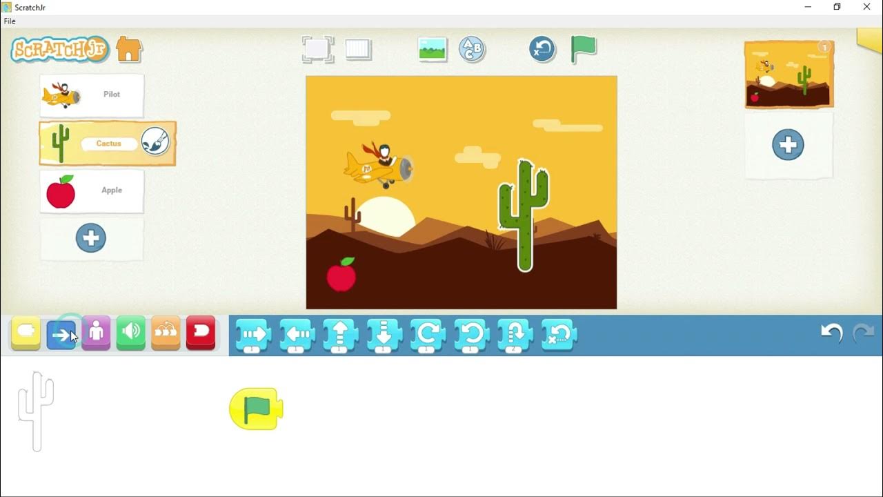 Scratch Jr Tutorial 5 - JUMPING GAME - YouTube