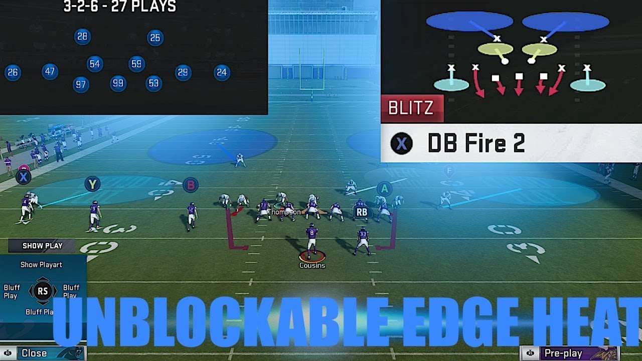 DB FIRE 2 PRESS BLITZ SETUP! BEST EDGE HEAT IN MADDEN 20! - YouTube