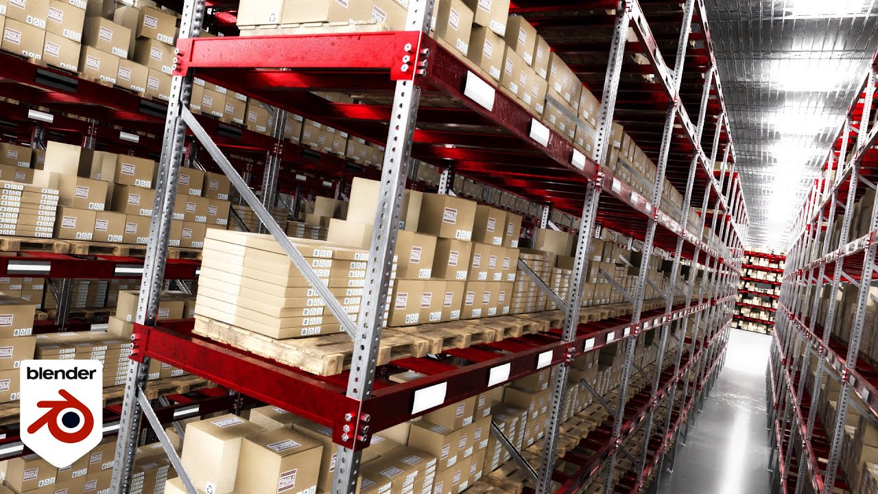 Create Large Scale Industrial Environments in Blender - YouTube