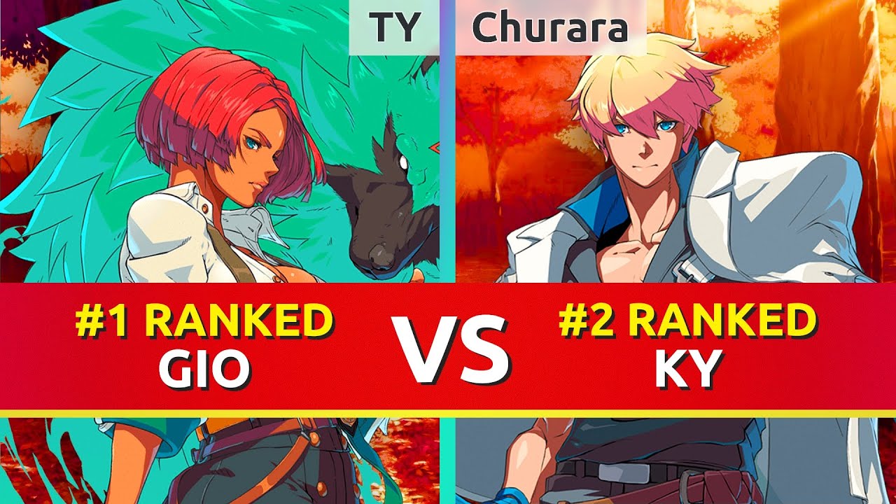 GGST TY (#1 Ranked Giovanna) vs Churara (#2 Ranked Ky). Guilty Gear ...