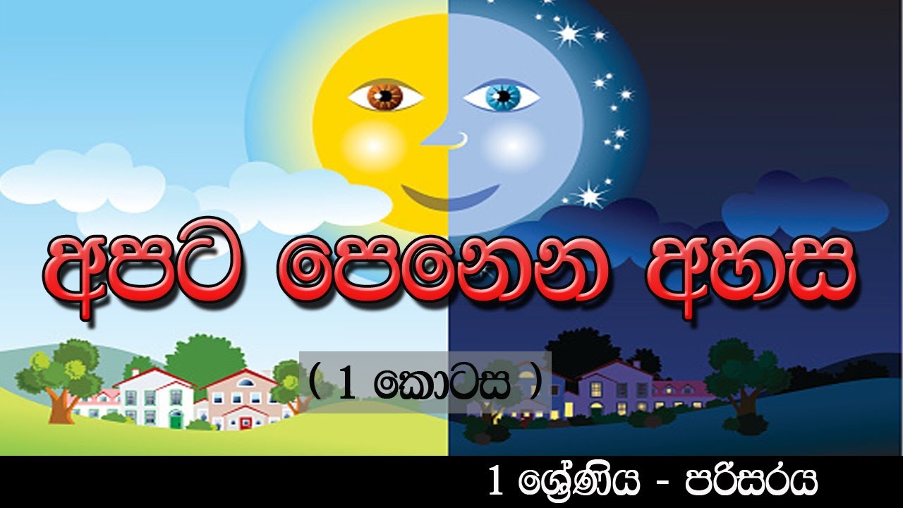 අපට පෙනෙන අහස - 1 ශ්‍රේණිය - පරිසරය | Apata Penena Ahasa | The Sky We ...