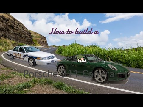 Minecraft how to build a Porsche 911 Carrera - YouTube