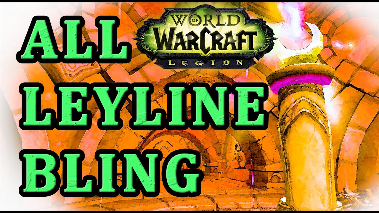 Leyline Bling WoW ALL locations - YouTube