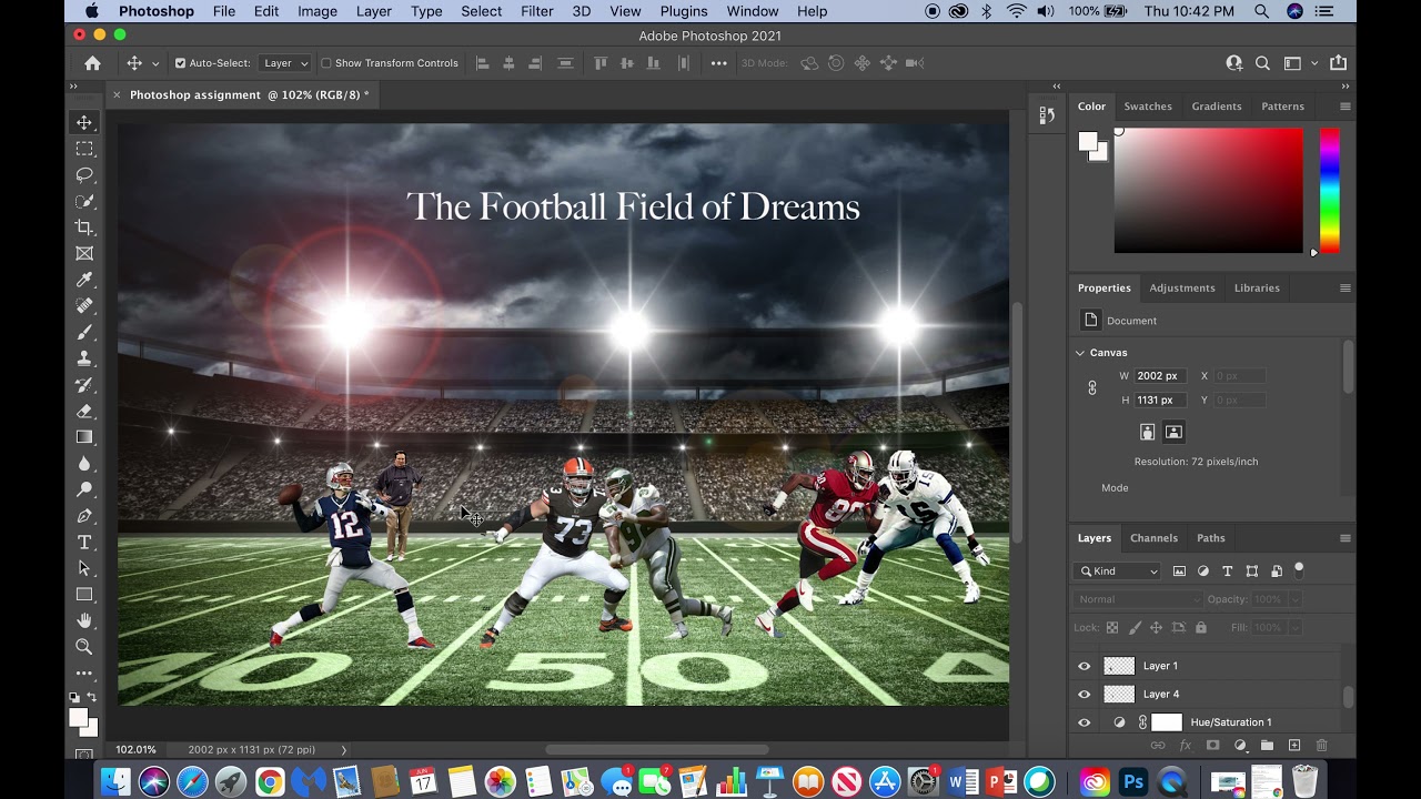 Photoshop assignment explained - YouTube
